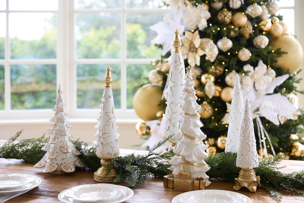 LED WHITE SNOWFLAKE TREE – Holly & Ivy