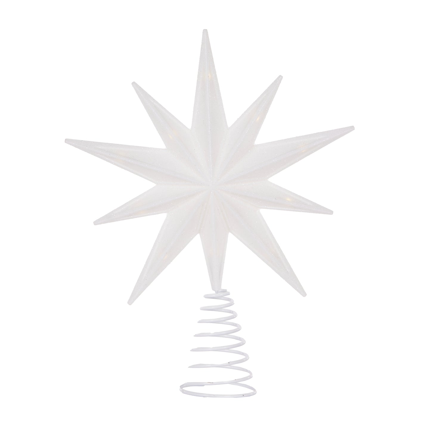 9 Point Led White Tree Topper – Holly & Ivy