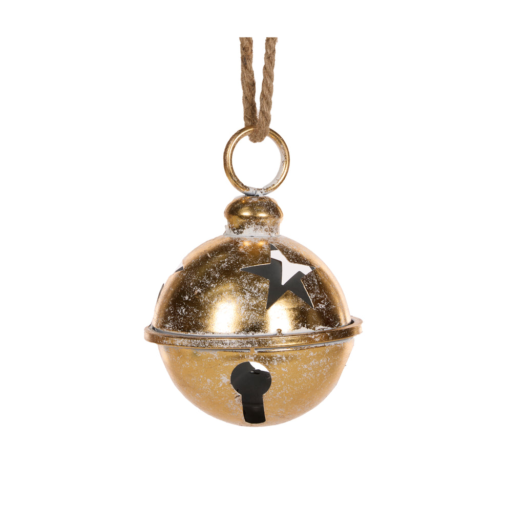16 Cm Brass Bell – Holly & Ivy