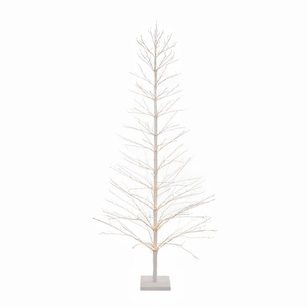 210 CM LED WHITE SPARKLE TREE – Holly & Ivy