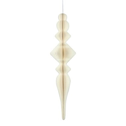 100Cm Opulent Paper Finial Hanging – Holly & Ivy
