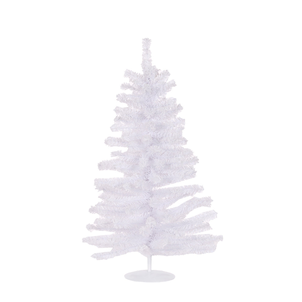 WHITE FLOCKED TABLE TOP TREE – Holly & Ivy