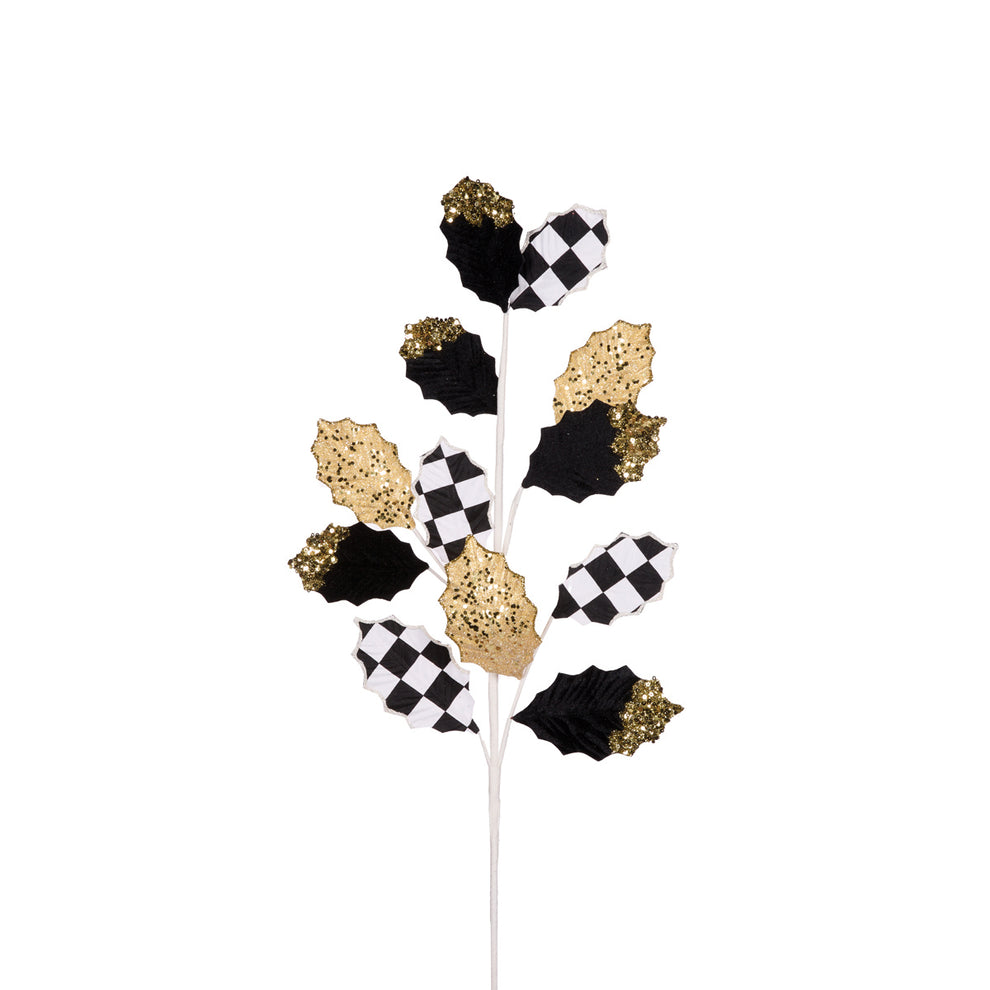 BLACK AND WHITE CHECK SPRAY – Holly & Ivy