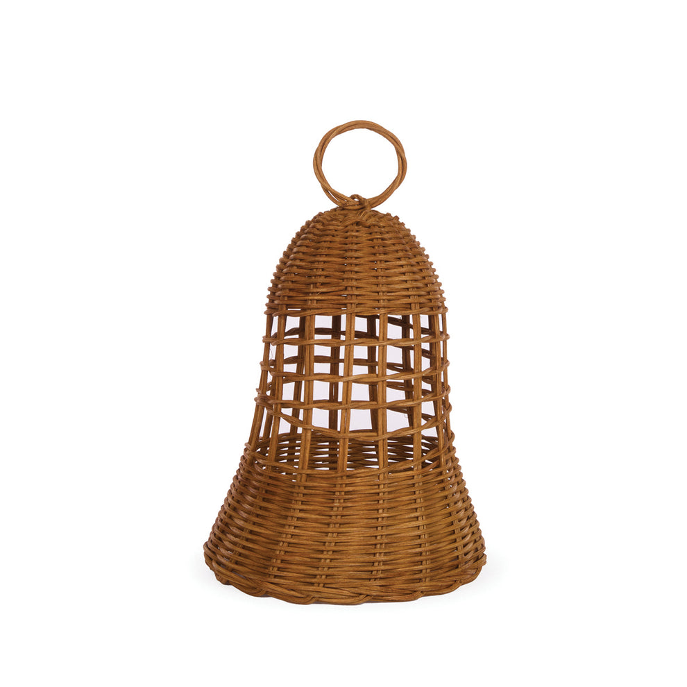 LARGE RATTAN BELL – Holly & Ivy