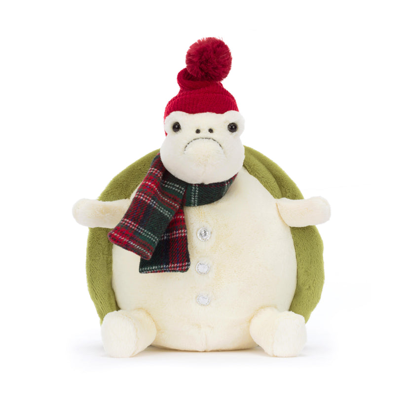 Jellycat - Snowman Timmy Turtle – Holly & Ivy