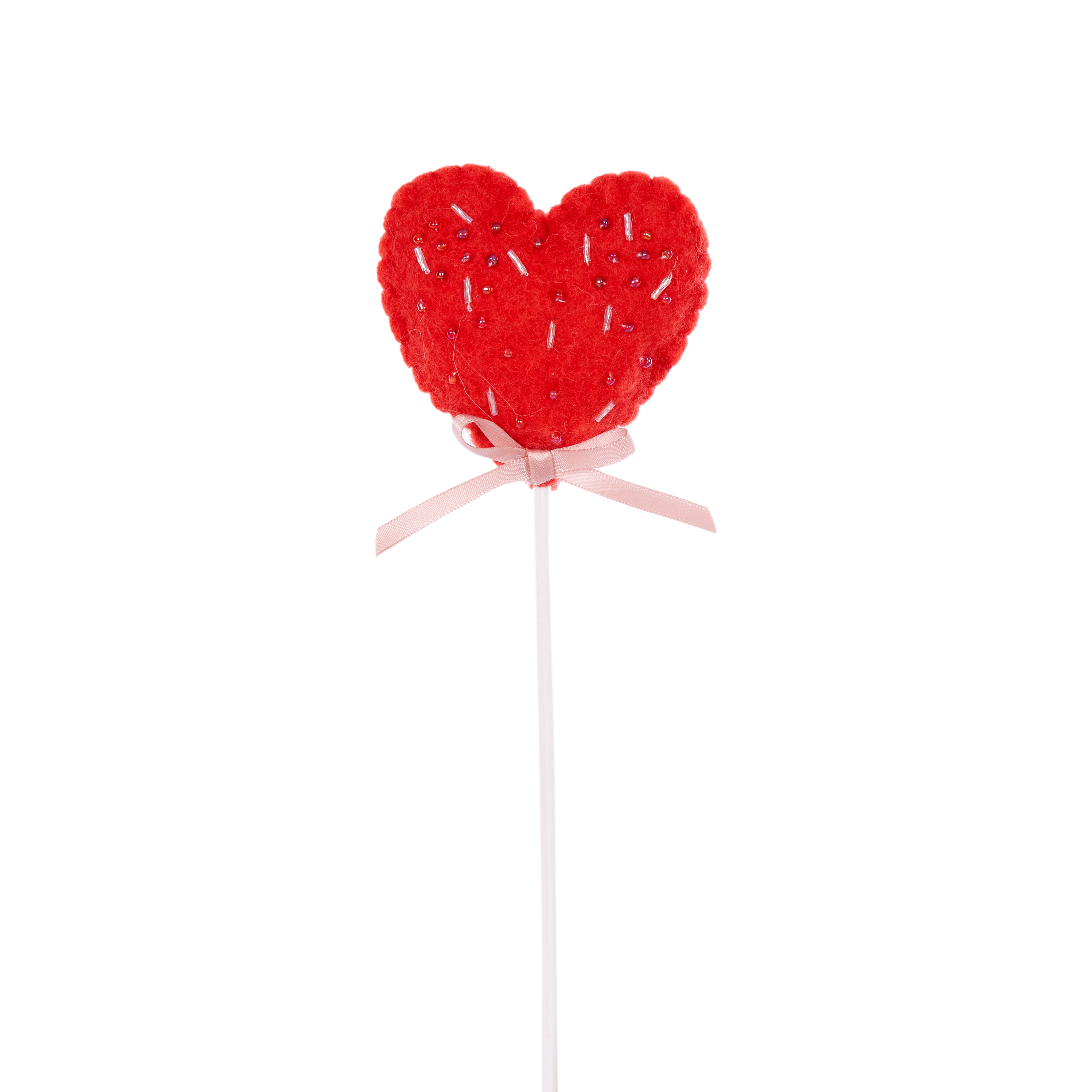 Wool Love Heart Pick Red – Holly & Ivy